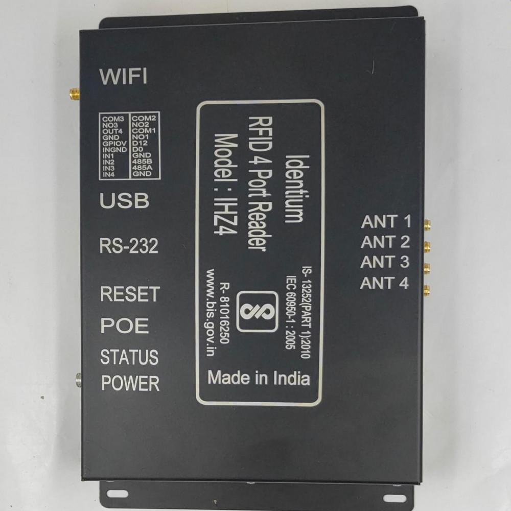 UHF IHZ-4 RFID MULTI PORT READER | Indiarfidstore